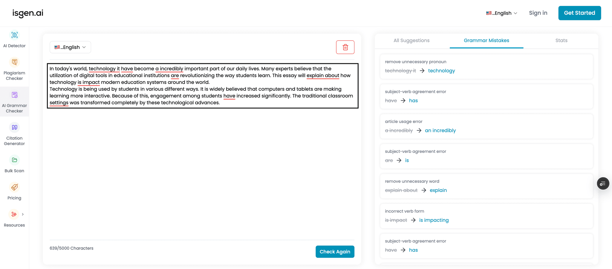 Everything You Need To Know About Isgen Free Grammar Checker & AI ...