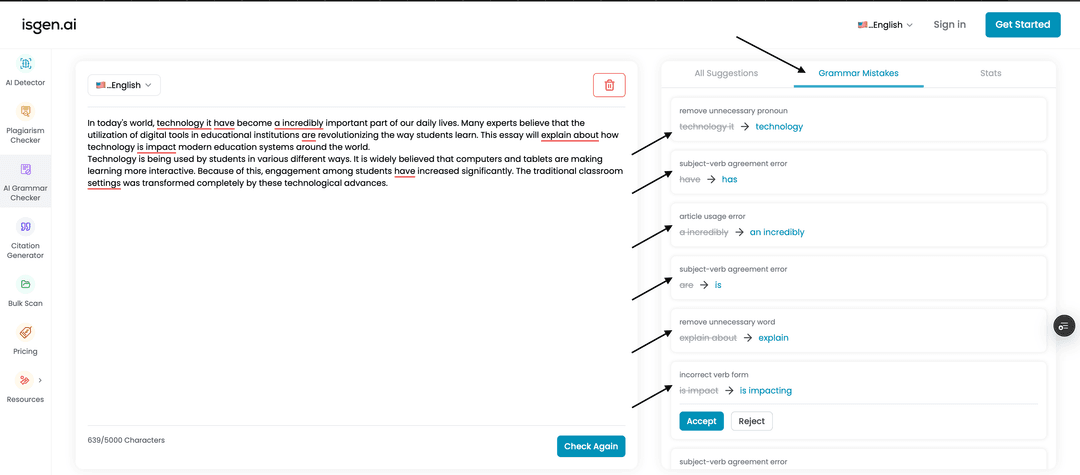 Isgenの無料文法チェッカーとAI校正ツールについて知っておくべきことすべて